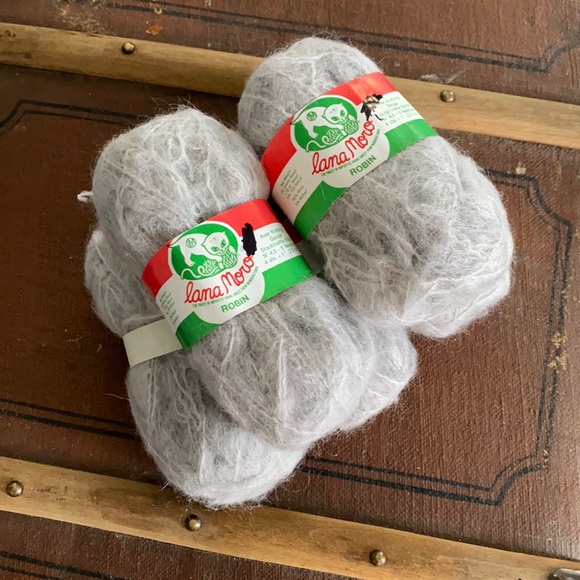 Lana Moro | Office | Vintage Gray Grey Lana Moro Robin Wool Mohair ...